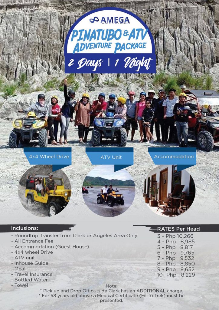 Pinatubo & ATV Adventure Package - Amega Travel and Tours Services