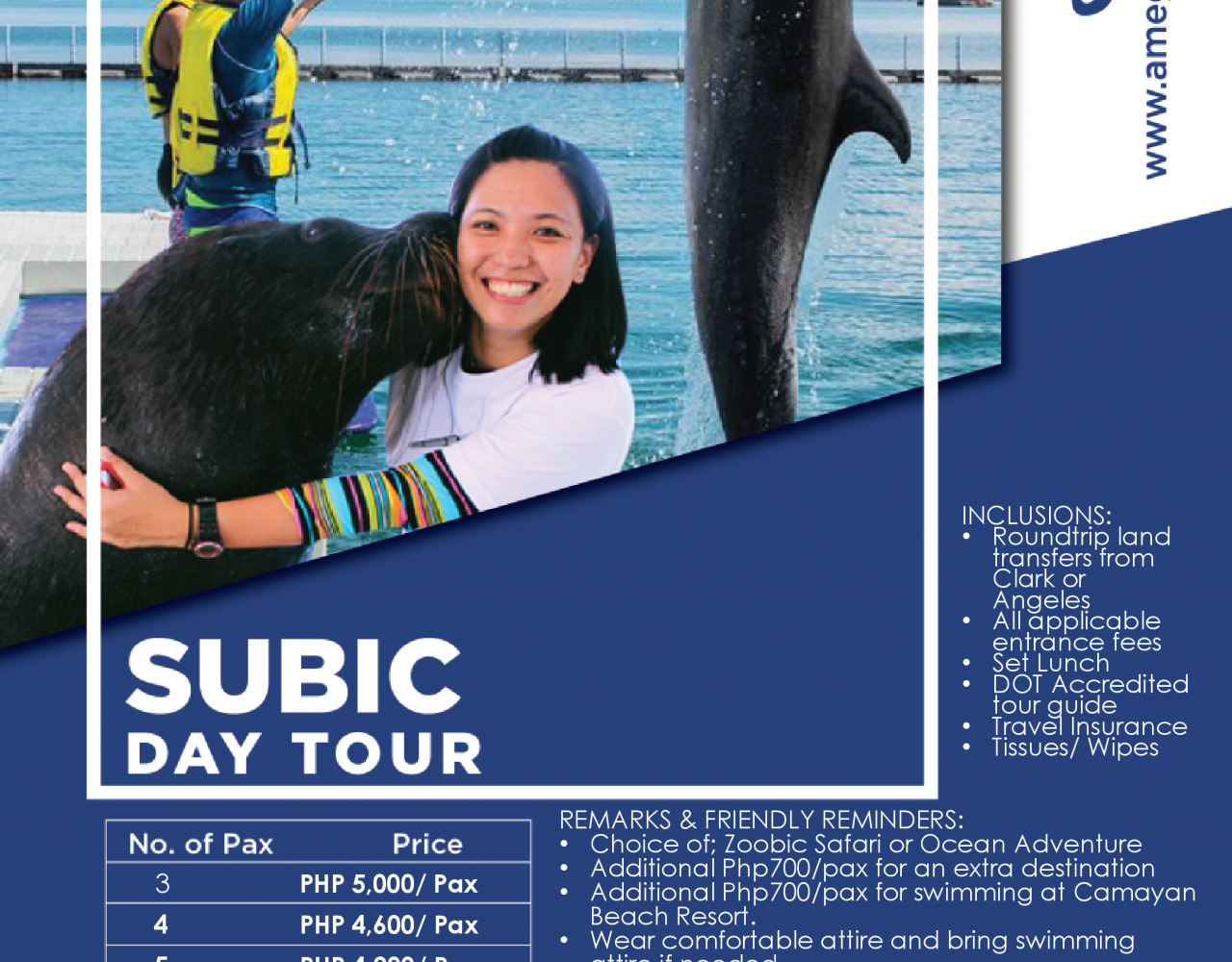 Subic Day Tour - Amega Travel and Tours Services