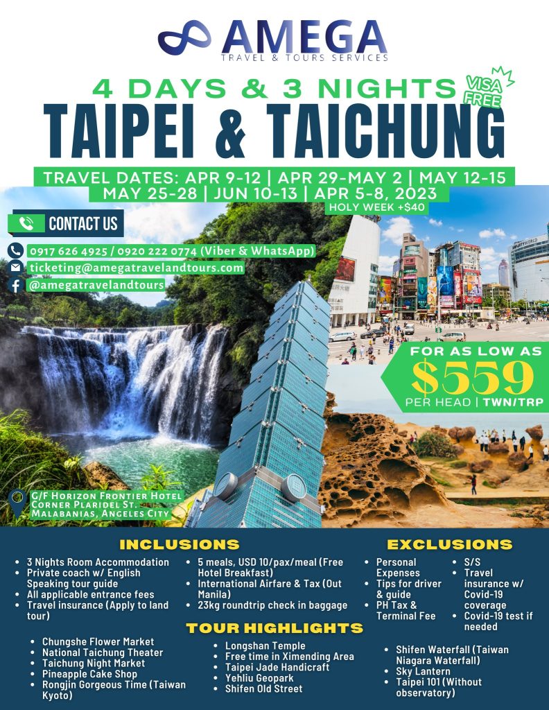 New Tour Packages - Amega Travel and Tours Services