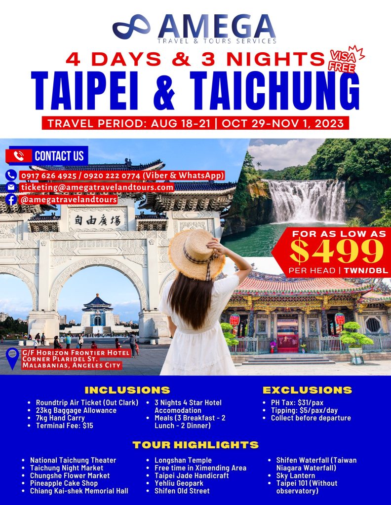 New Tour Packages - Amega Travel and Tours Services