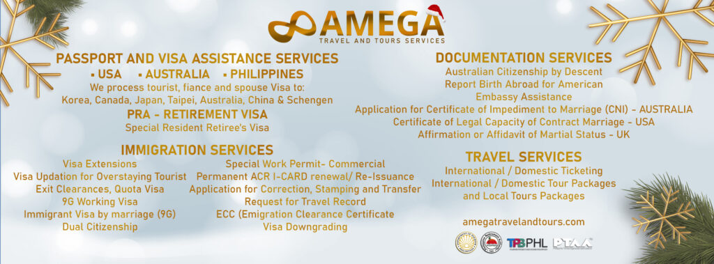 Amega Travel and Tours Services | Full-Service Travel Agency