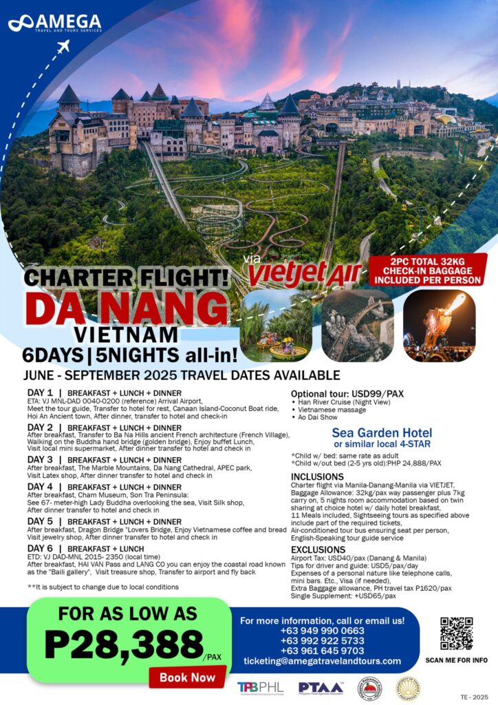 International Tour Packages - Amega Travel and Tours Services
